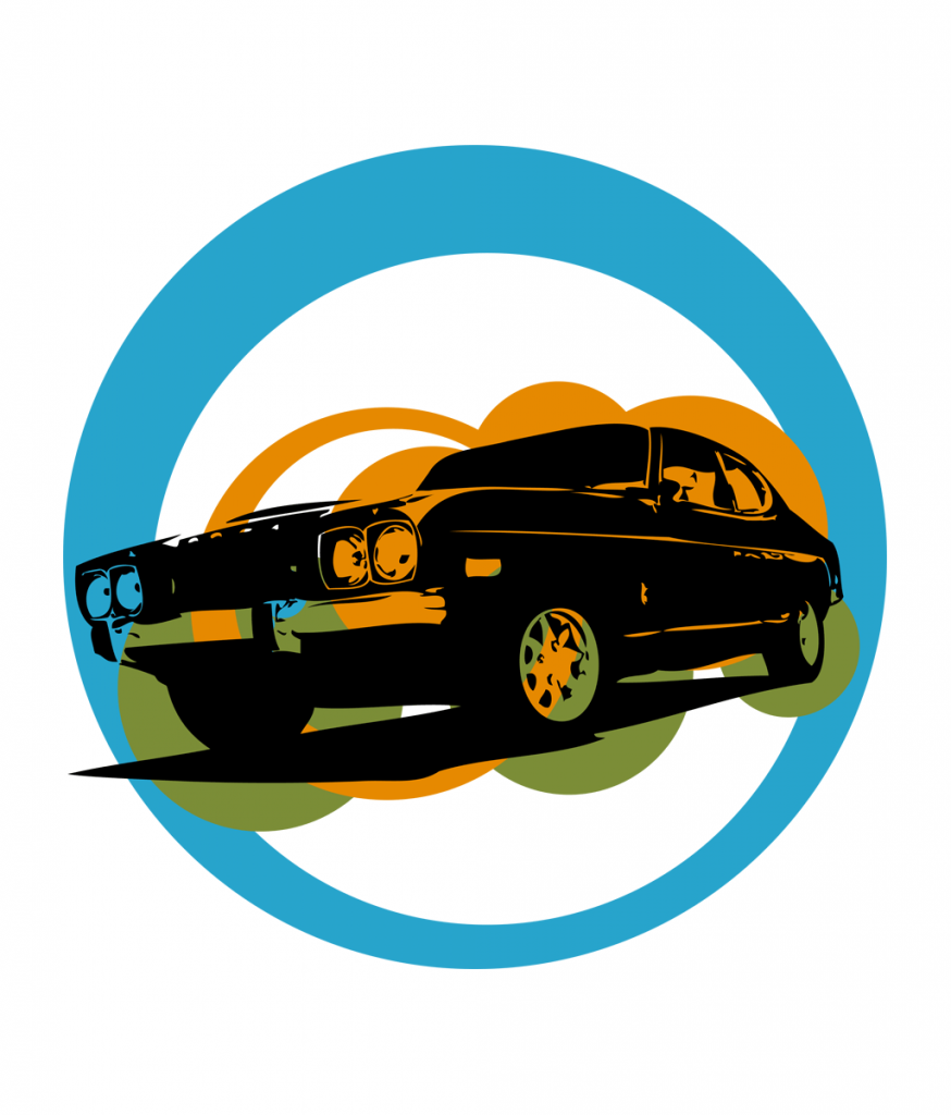 Ford Capri T-shirt. Retro design for the lover of all things seventies.